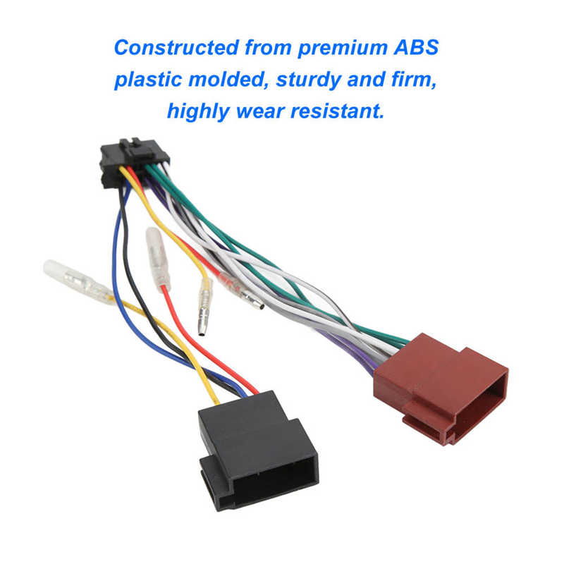 Radio ISO Connector Sound ISO Radio Wiring Harness... – Grandado