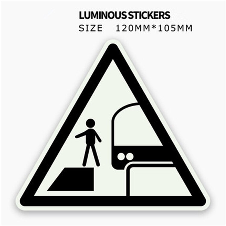 Glow in Dark Luminous Stickers Exit Direction Safe... – Grandado