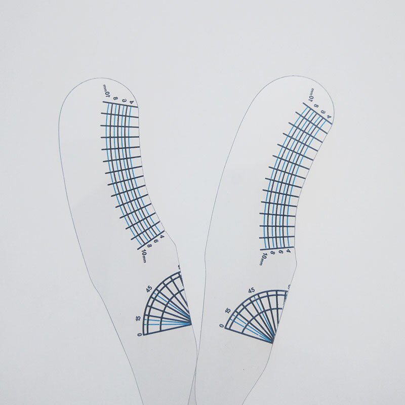 2pcs/set Eyelash Measuring Ruler Eyelashes Length ... – Grandado