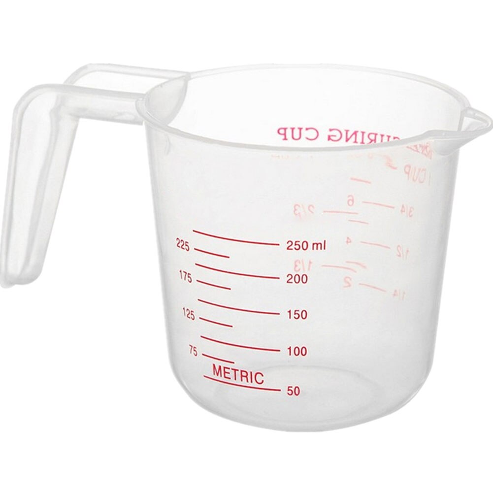 Plastic Measuring Cup Clear Scale Show Transparent... – Vicedeal