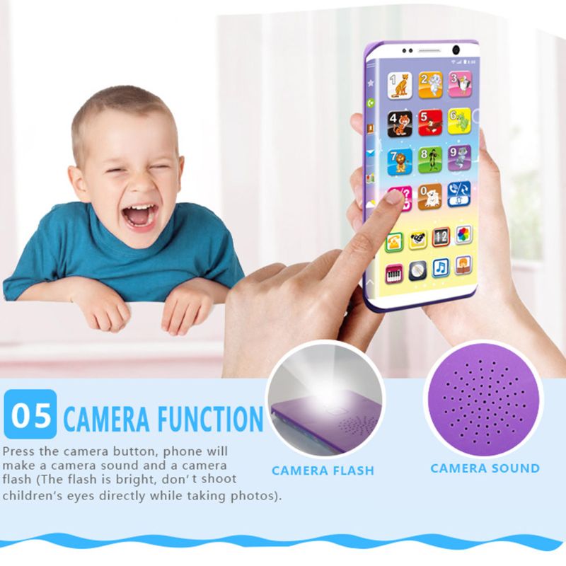 Curved Screen Toy Phones With Light Early Educatio... – Grandado