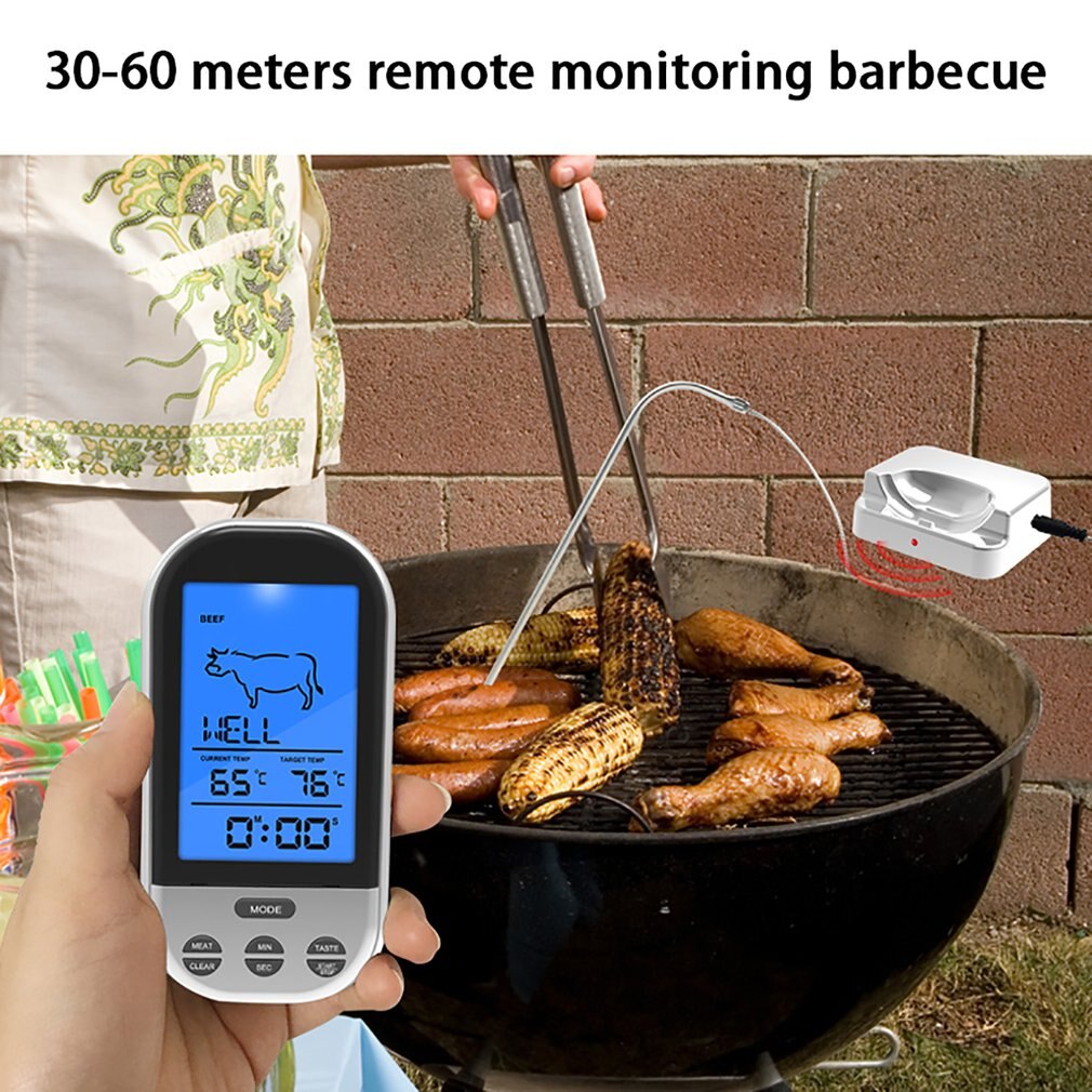 Wireless Digital Probe Meat Thermometer For Grill ... – Vicedeal