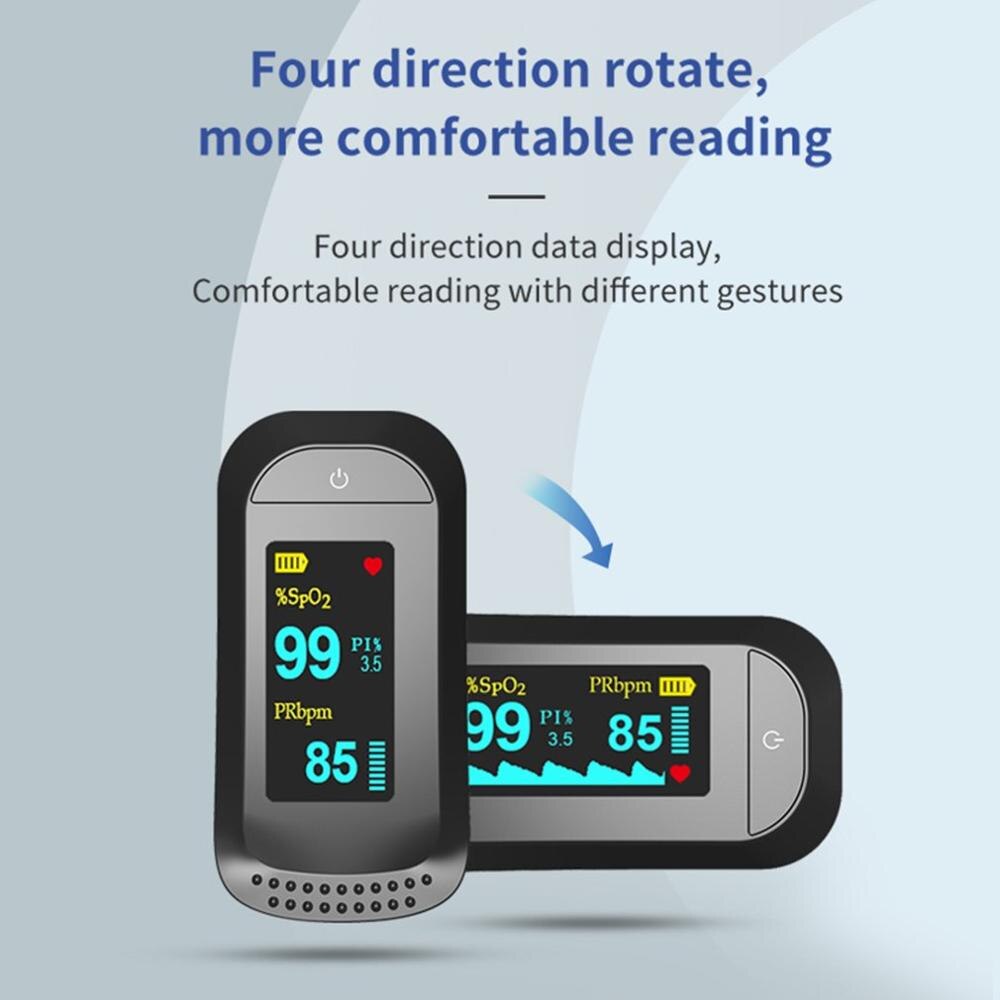 DS103 Portable Fingertip Pulse Oximeter Automatic ... – Grandado