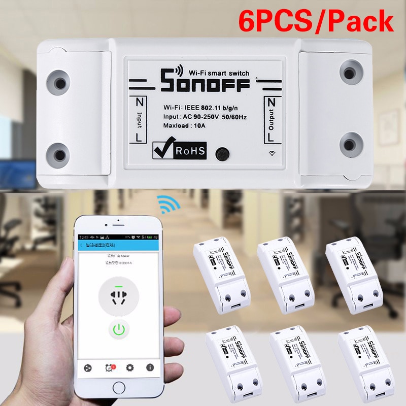 1PCS Sonoff Basic Wifi Switch DIY Wireless Remote ... – Vicedeal