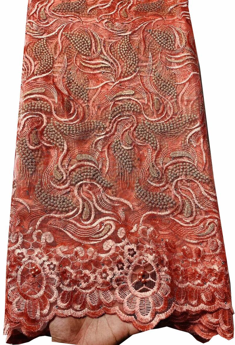 2022 Latest African French Net Lace Fabric With St... – Grandado