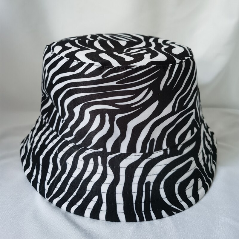Classic Zebra Patroon Visser Hoed Mode Double Side... – Grandado