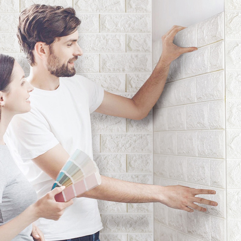 3D Houten Muur Sticker Home Decor PE Foam Waterdic... – Grandado