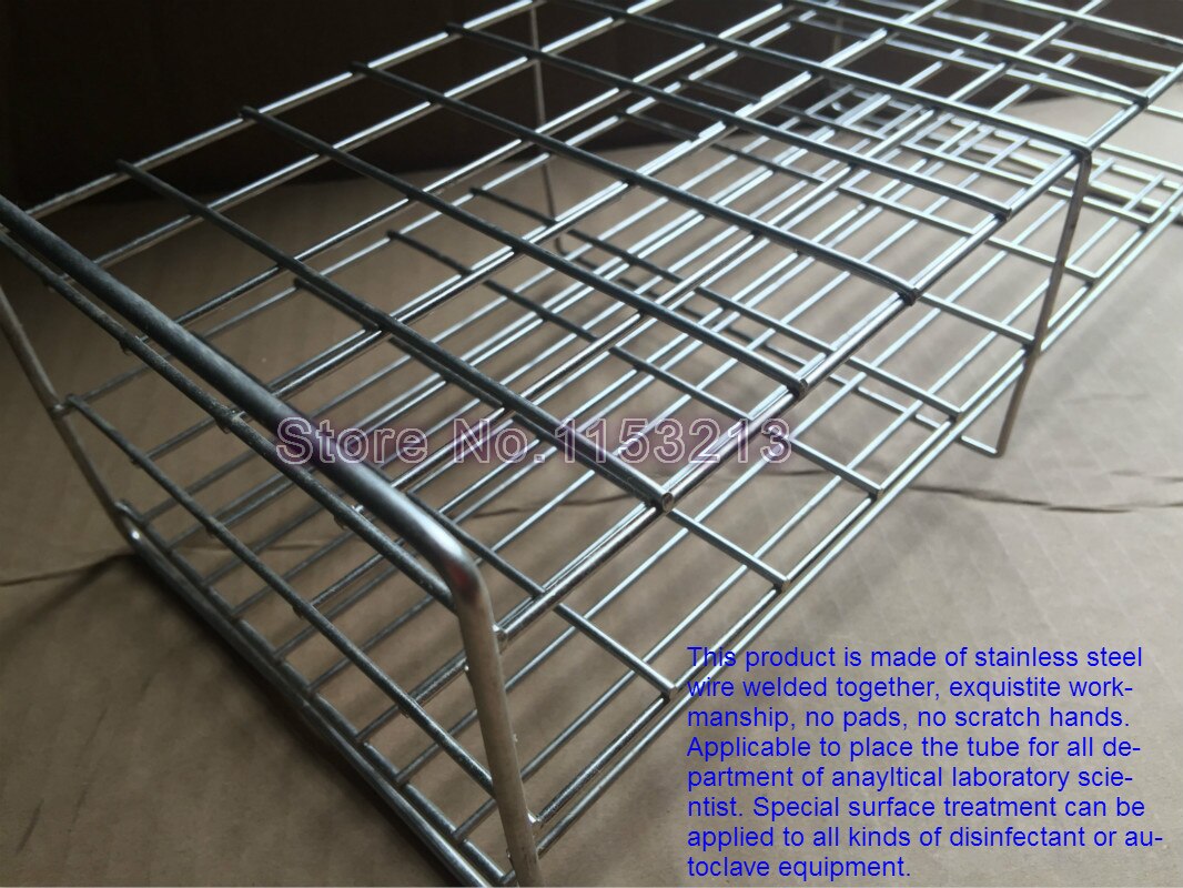 21mm*100-holes Test Tube Rack Wire Stainless Steel... – Grandado
