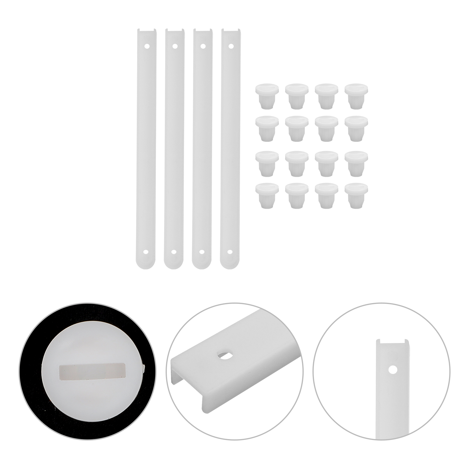 4 Sets Premium Drawer Guide Slides Simple Drawer S... – Grandado