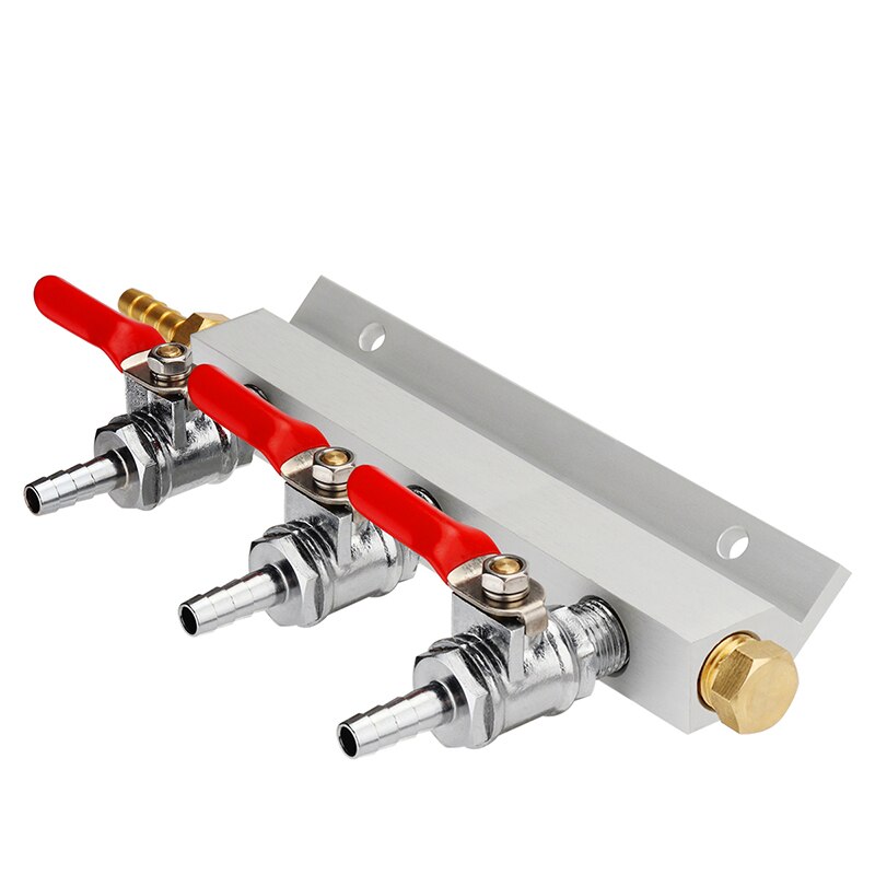 3 Manier CO2 Gas Distributie Blok Spruitstuk Split... – Vicedeal