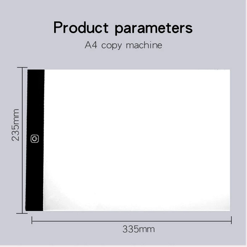 LED Copy Desk Copy Station A4 Cartoon Pad With Mea... – Grandado