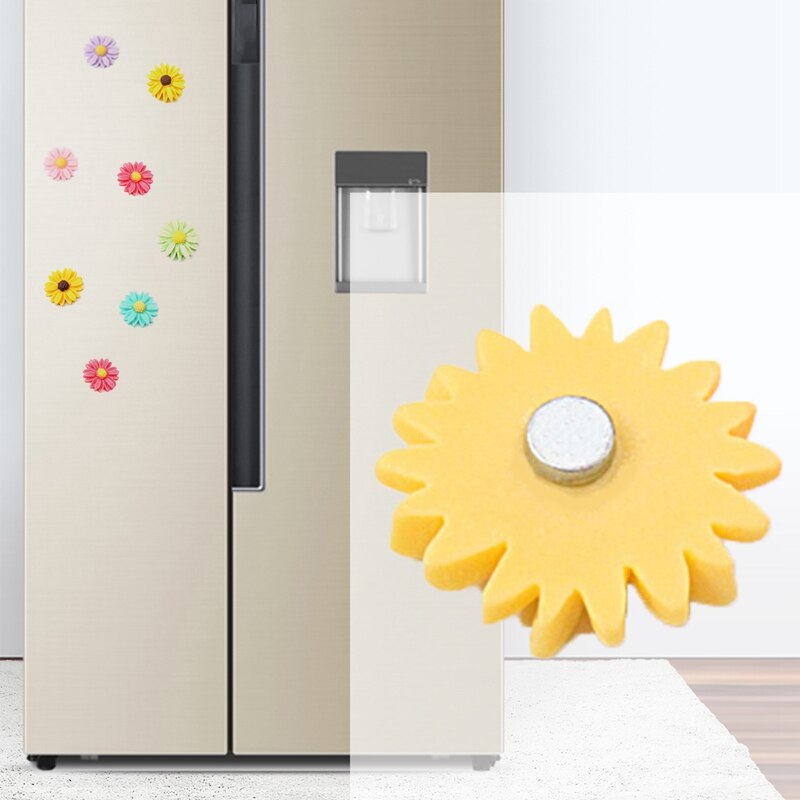 Fresh Daisy Flower Refrigerator Magnets Cute Messa... – Grandado