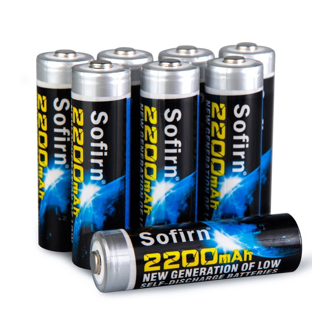 LED flashlight AA NiMh 2200mAh Rechargeable Batter... – Vicedeal