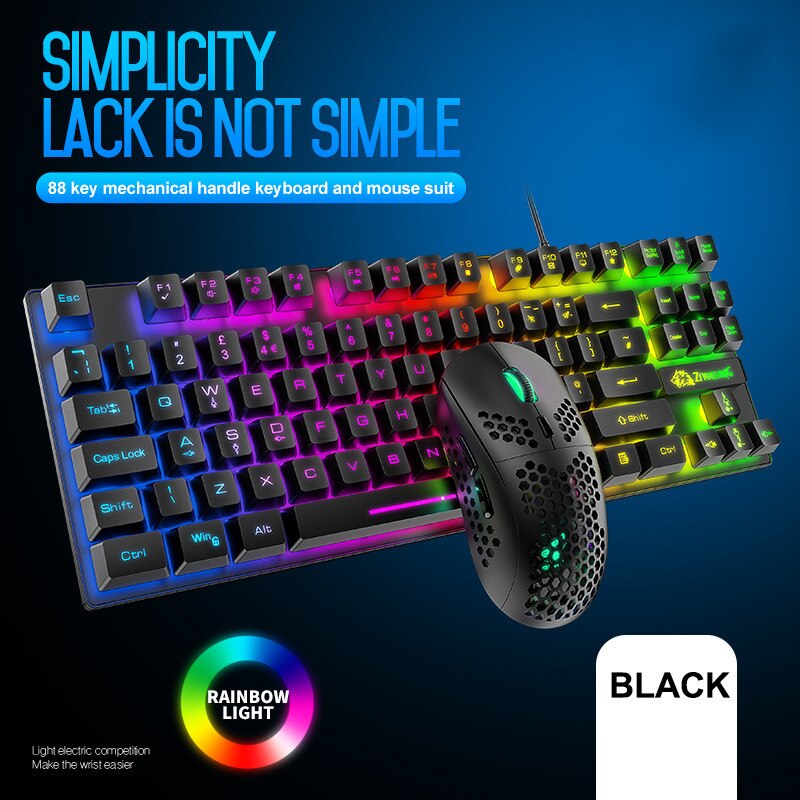 Mechanical feel Gaming Keyboard Mouse Combo Magic ... – Vicedeal