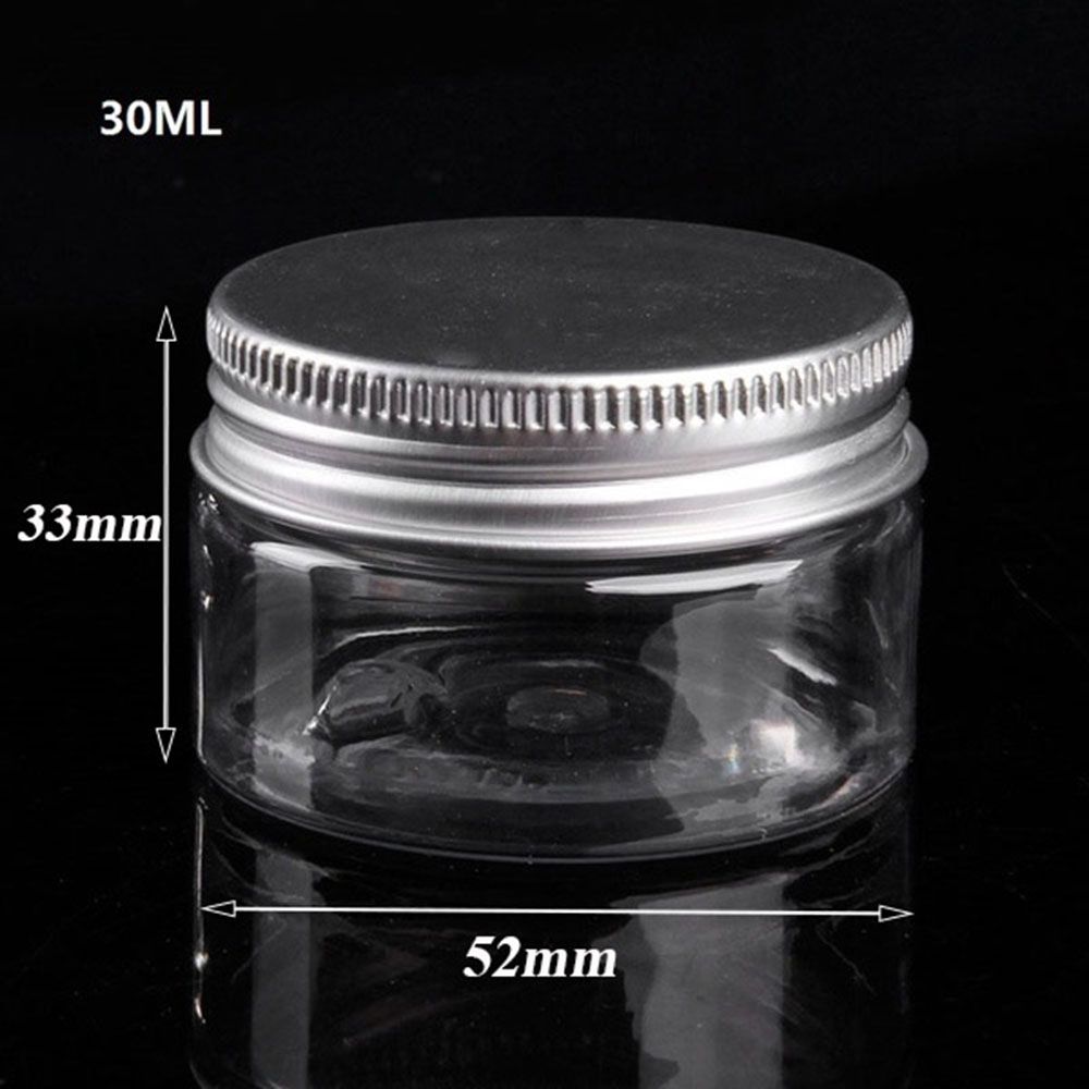 1PC 30-250ml Aluminum Cap Cosmetic Tin Pot Lip Bal... – Grandado