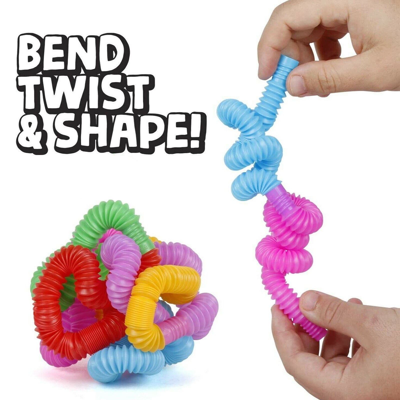 7pcs Fidget Pop Tube Toys Pipe Sensory Toys For St... – Grandado