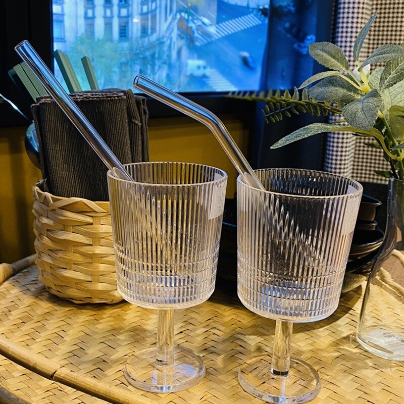 14mm Reusable Glass straw Extra Wide Pointed Bubbl... – Grandado