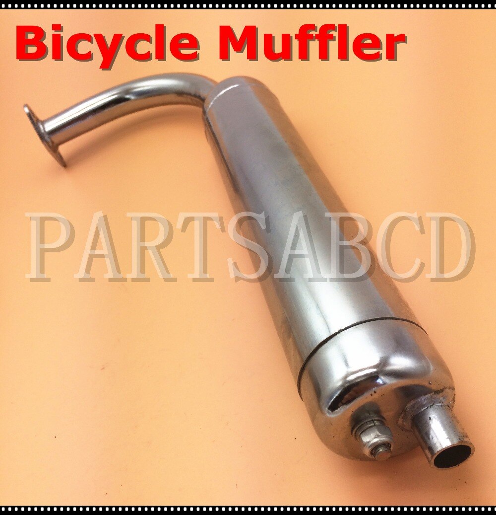 Silver Colour 60CC 80CC Bicycle Exhaust Muffler Pi... – Grandado