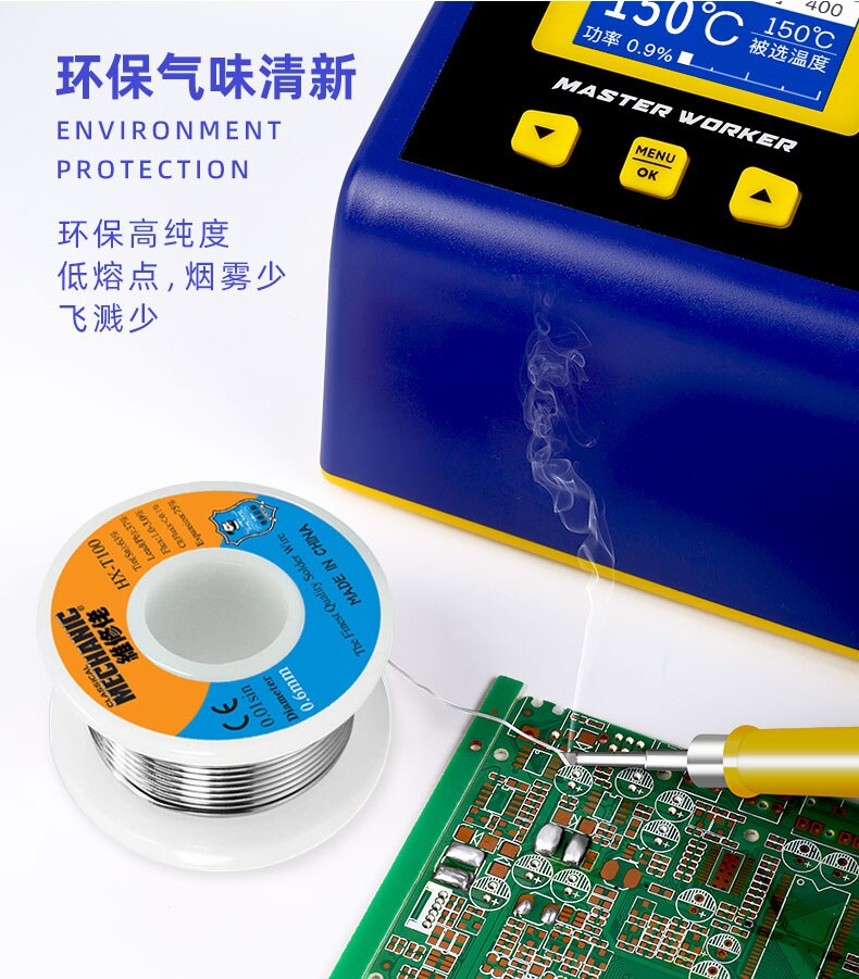 MECHANIC 100g Solder Wire sn63% pb37% 0.6/0.8/1.0m... – Grandado