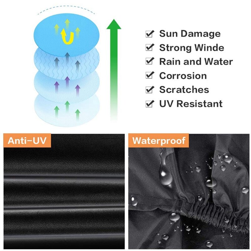 Bike Cover Voor 2 Of 3 Fietsen Outdoor Waterdichte... – Vicedeal