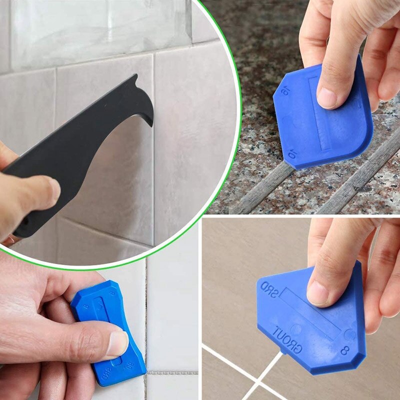 24 Pcs Silicone Solvent, Silicone Grout Tool Set w... – Vicedeal