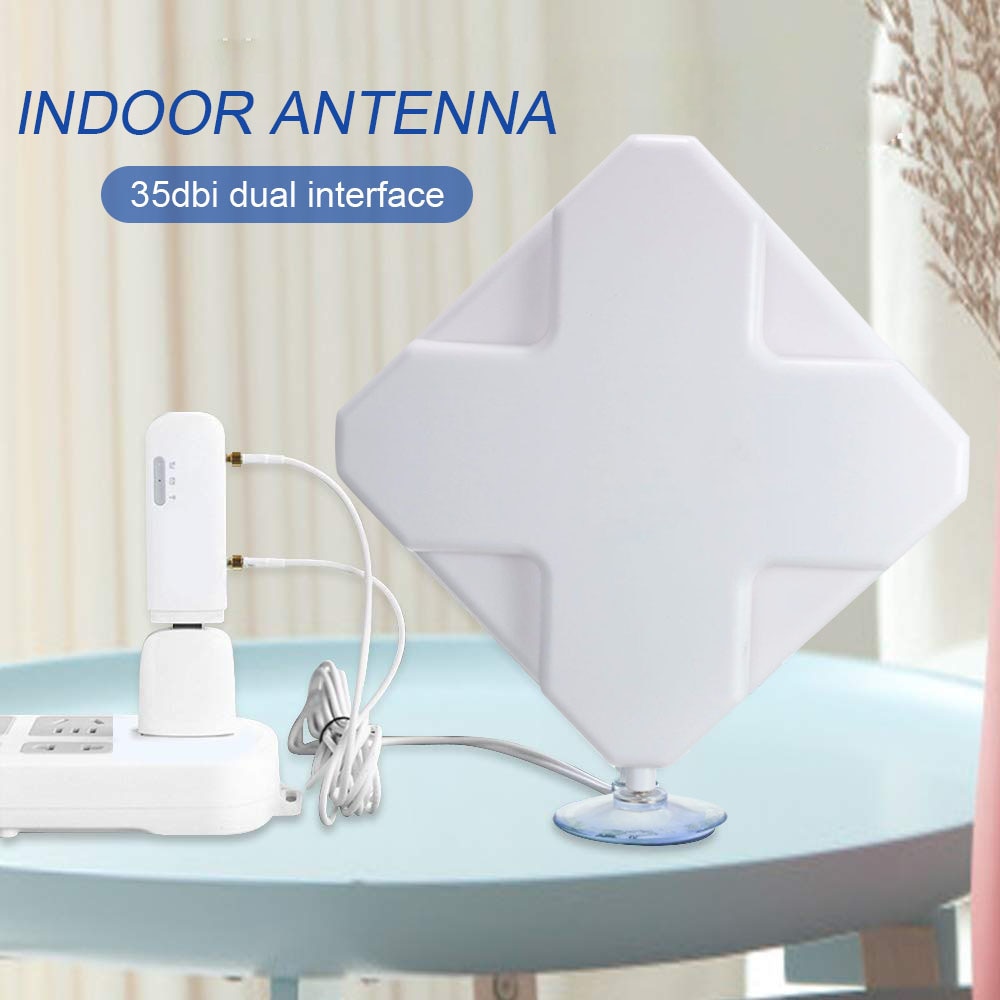 Indoor Antenna 4G LTE Antenna High Gain 35dBi Dual... – Grandado