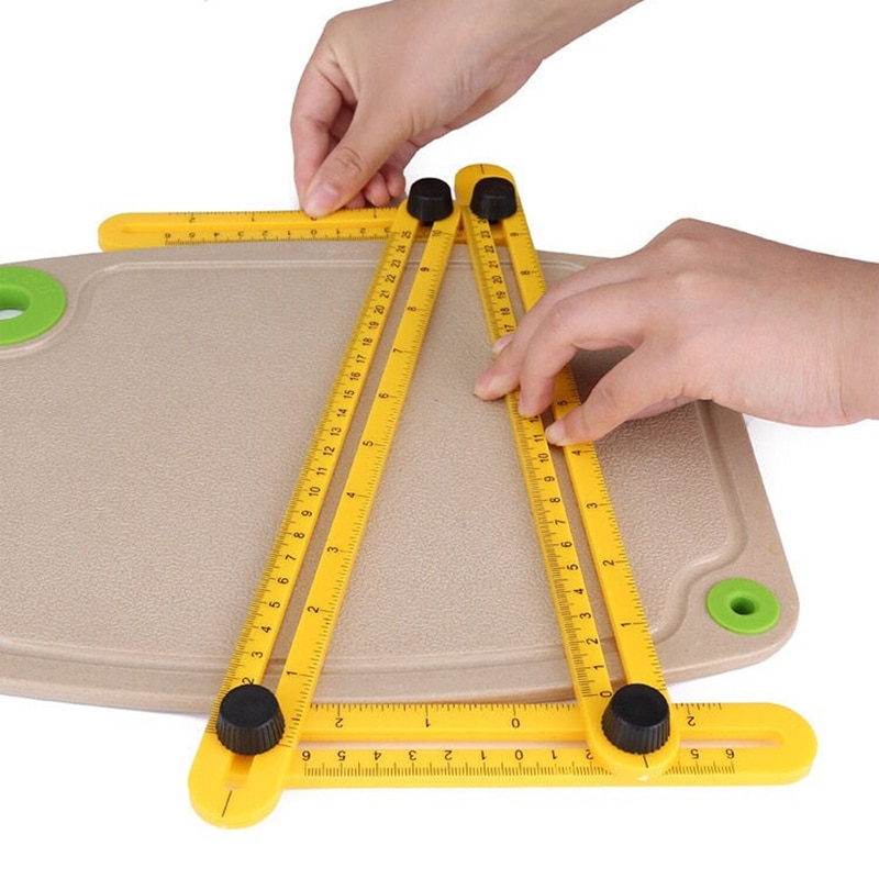 Folding Ruler Angle ruler Template Tool Four-sided... – Grandado Folding Ruler Angle ruler Template Tool Four-sided... – Grandado