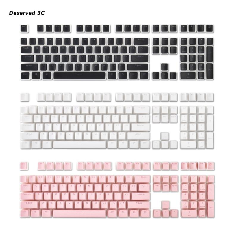 R9CB Two-Color RGB Translucent Keycaps PBT XDA Hei... – Vicedeal