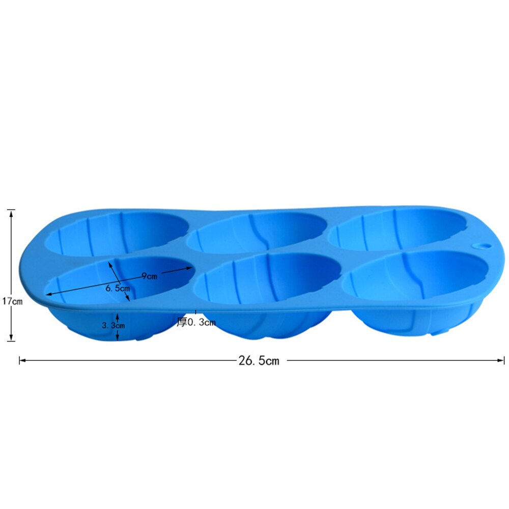 6 Cavity Easter Egg Shaped Bakeware Mould Dessert ... – Grandado