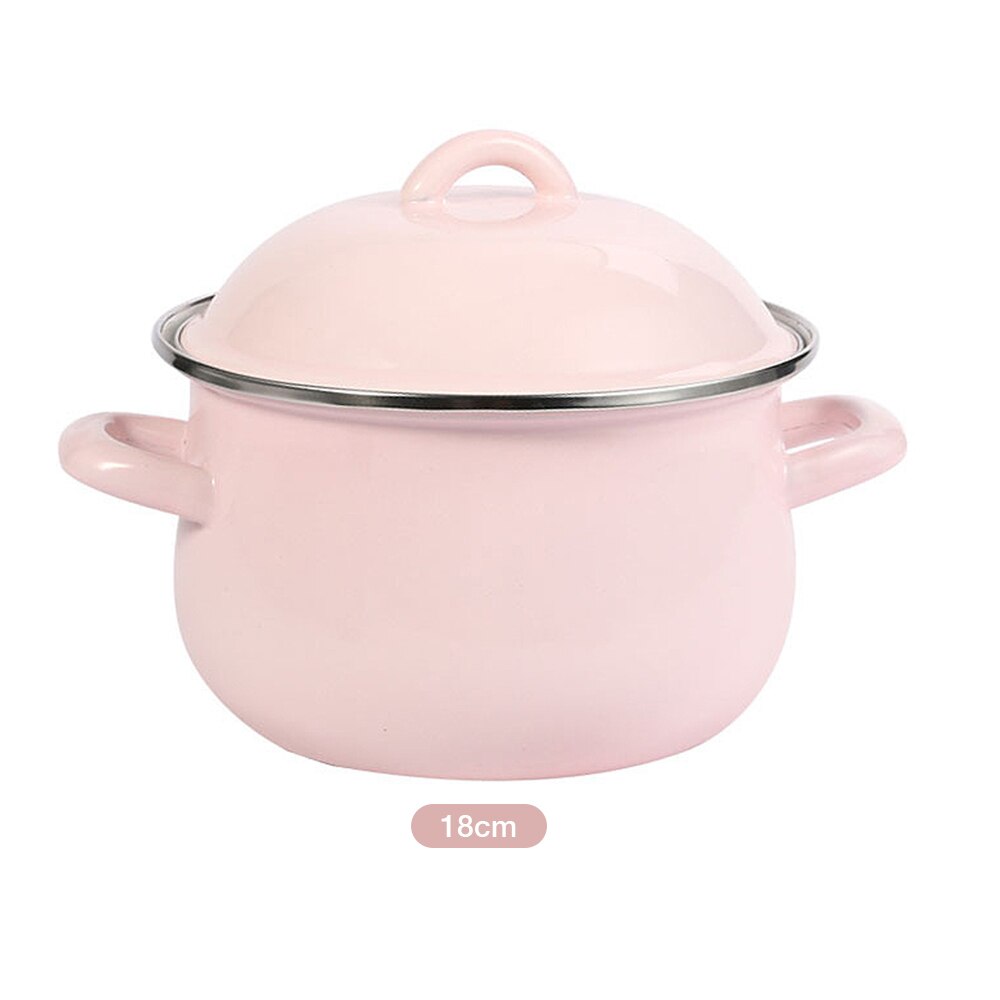 Enamel Stock Pots With Lid Multi-Purpose Soup Pot ... – Grandado