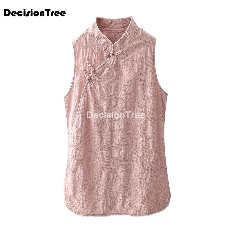 2022 embroidery qipao mandarin collar chinese vest... – Vicedeal