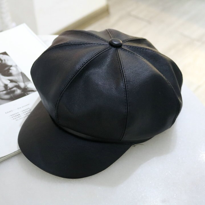 Caluriri Pu Achthoekige Hoed Newsboy Hoed Vrouweli... – LovingPrices