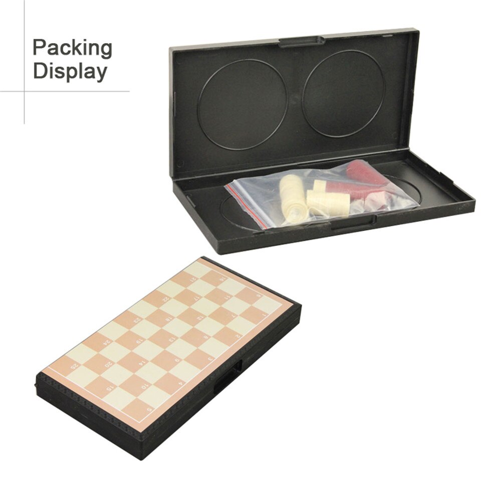 BSTFAMLY International Checkers Plastic Chess Set ... – Grandado