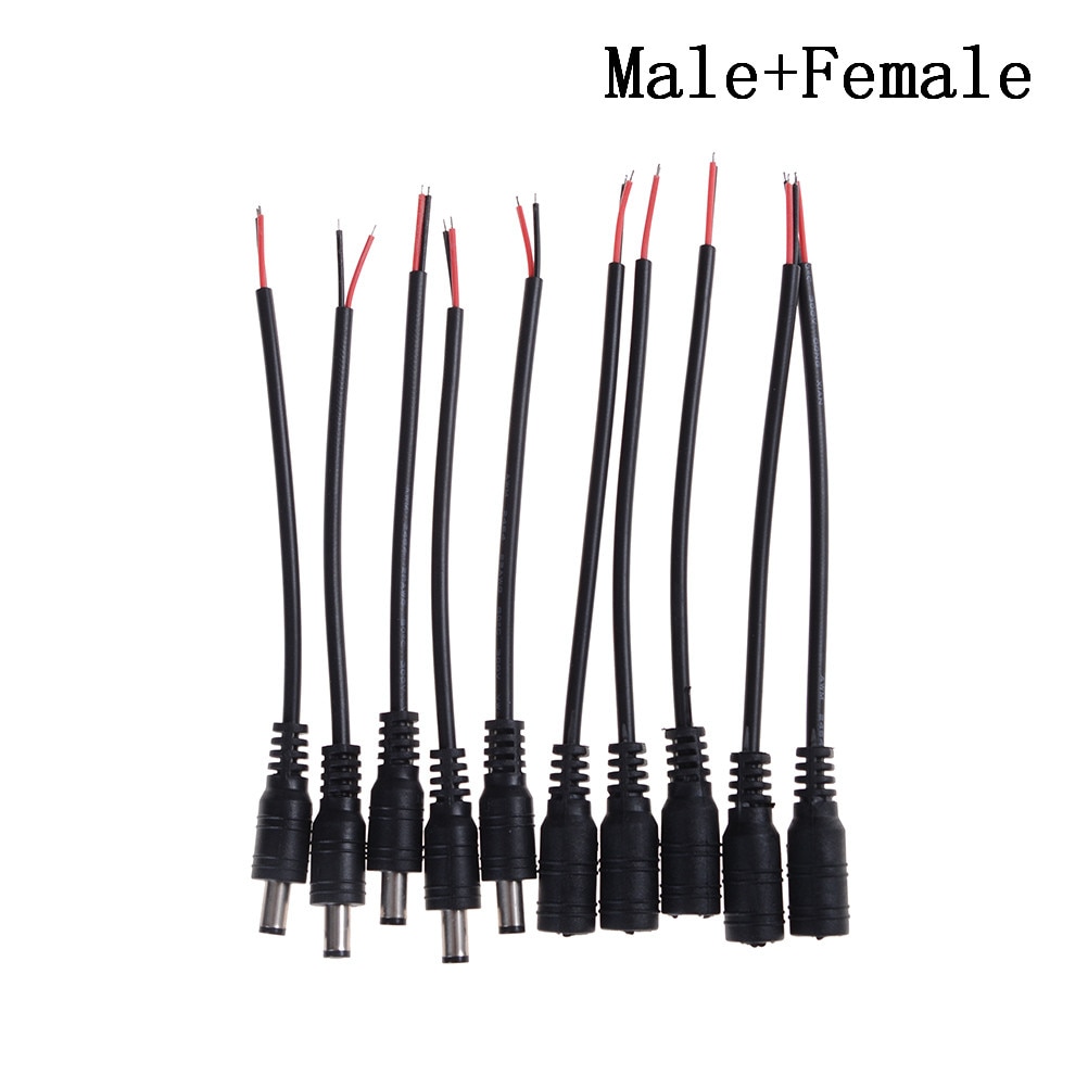 5/10pcs 12V DC Power Plug Male And Female DC Conne... – Grandado