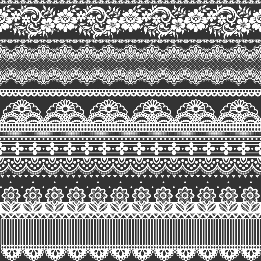 Selfadhesive Lace Waist Line Stickers Room Corner ... – Vicedeal