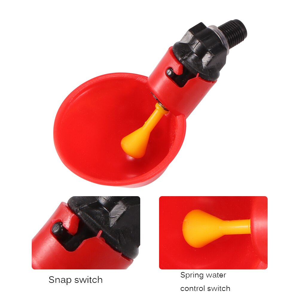 Automatic Poultry Drinking Fountain Chicken Cup Wa... – Vicedeal