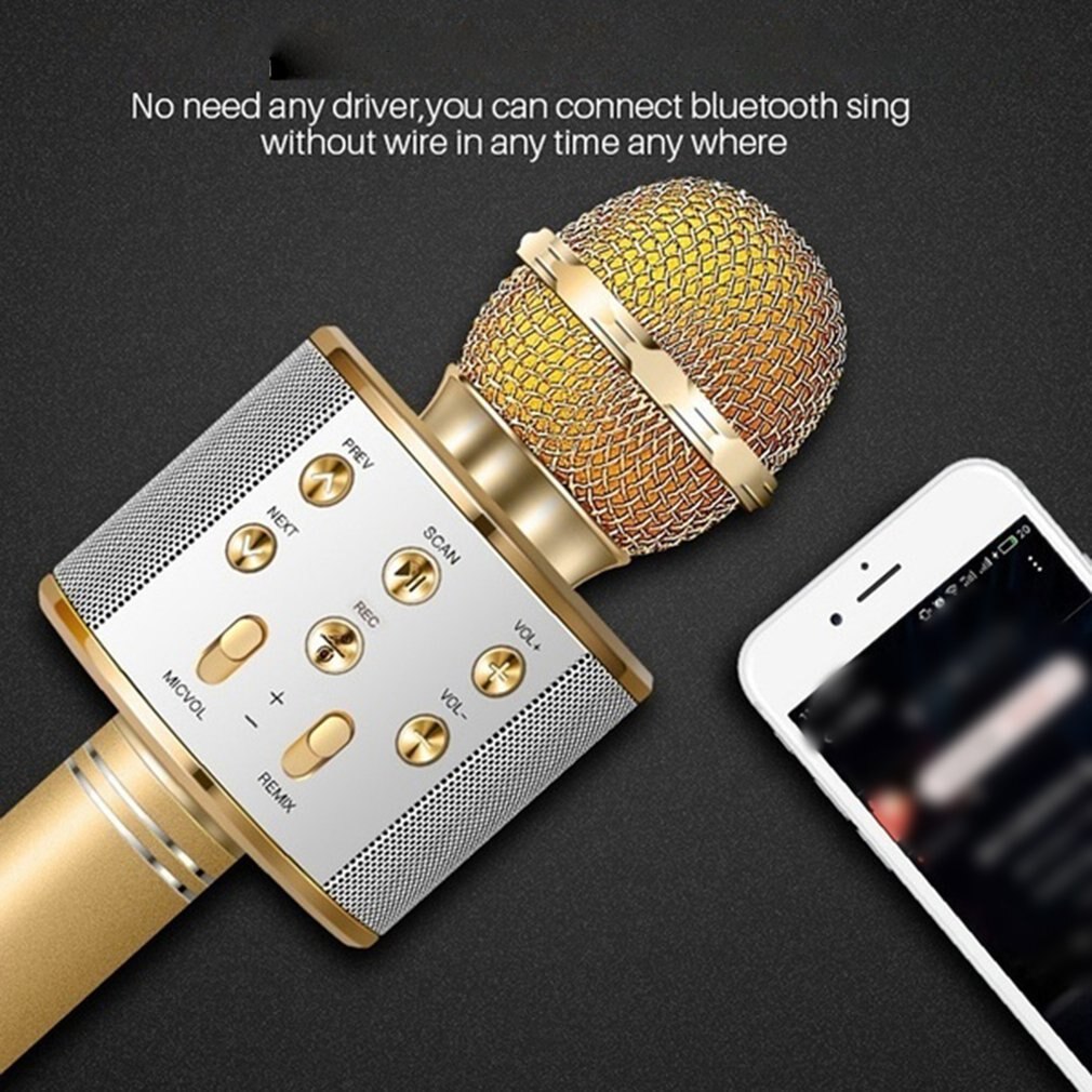 Bluetooth Wireless Karaoke Microphone Wireless Mic... – Grandado