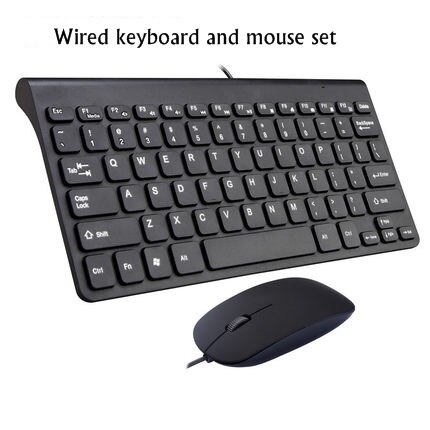 Mini Lightweight Chocolate Wired/Wireless Keyboard... – Grandado