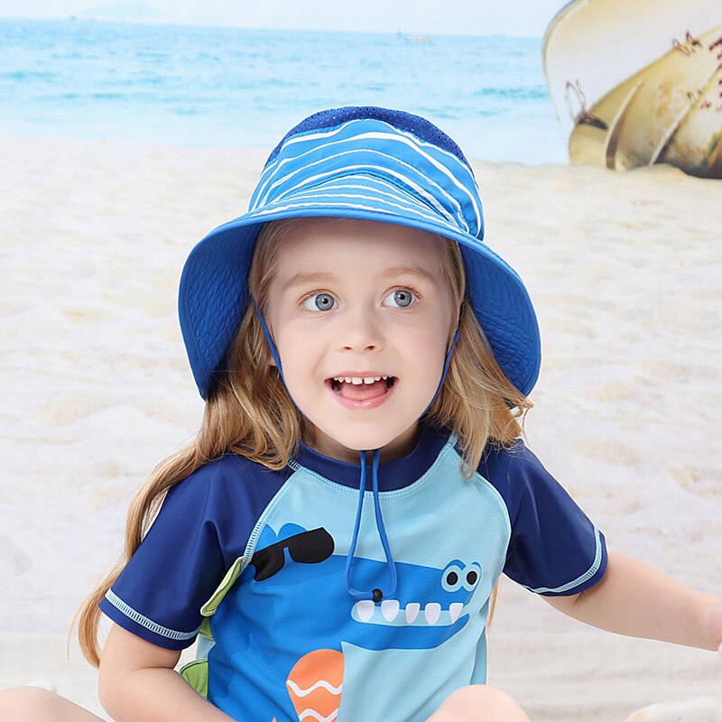 Hat For Children Summer Beach Cap Boy Girl Sun UPF... – Vicedeal