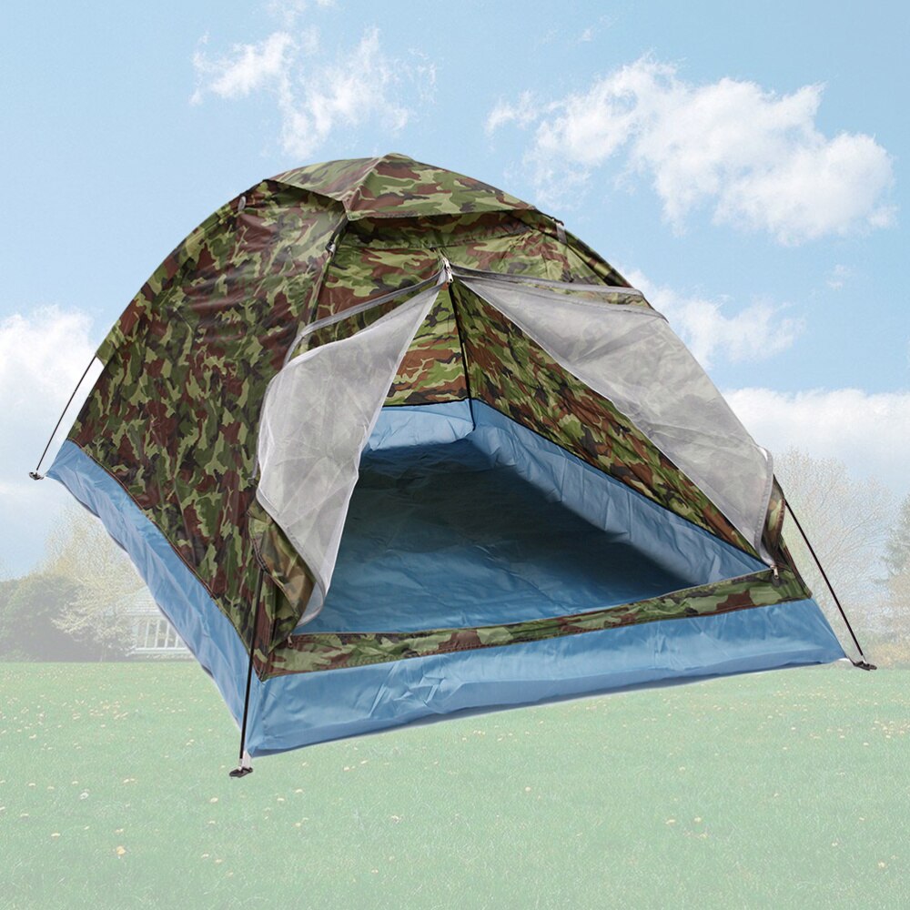Double Person Camouflage Tents Single Layer Family... – Grandado