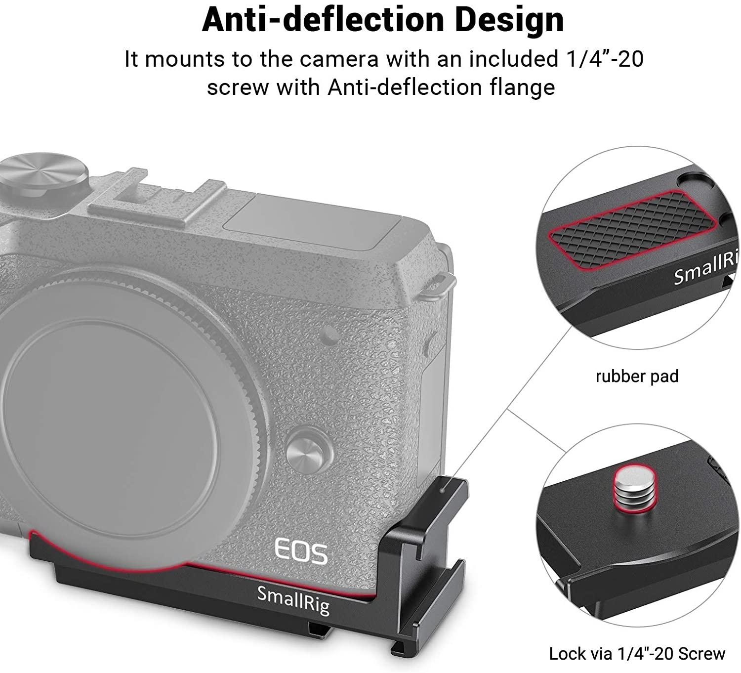 SmallRig Vlogging Cold Shoe Plate for Canon EOS M6... – Grandado