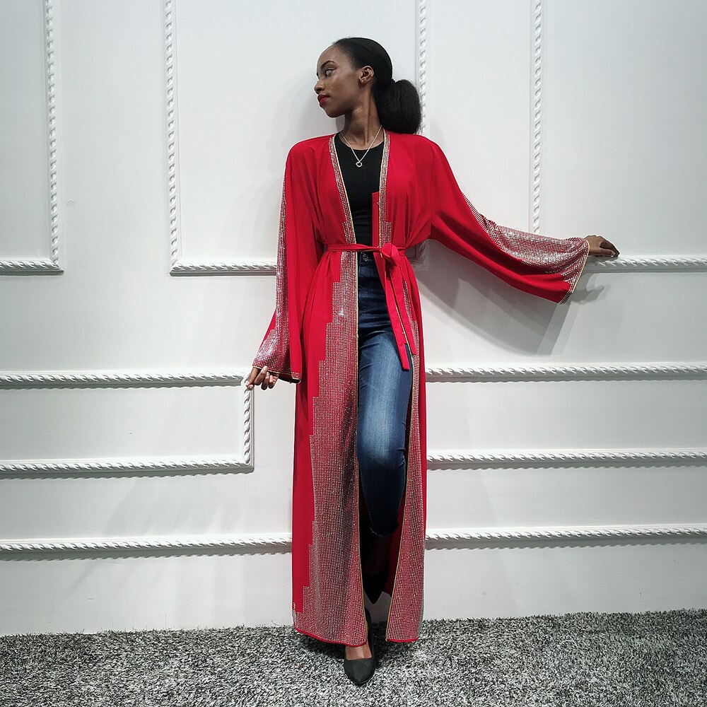 Women Kaftan Dubai Abaya Kimono Turkish Hijab Musl... – Vicedeal