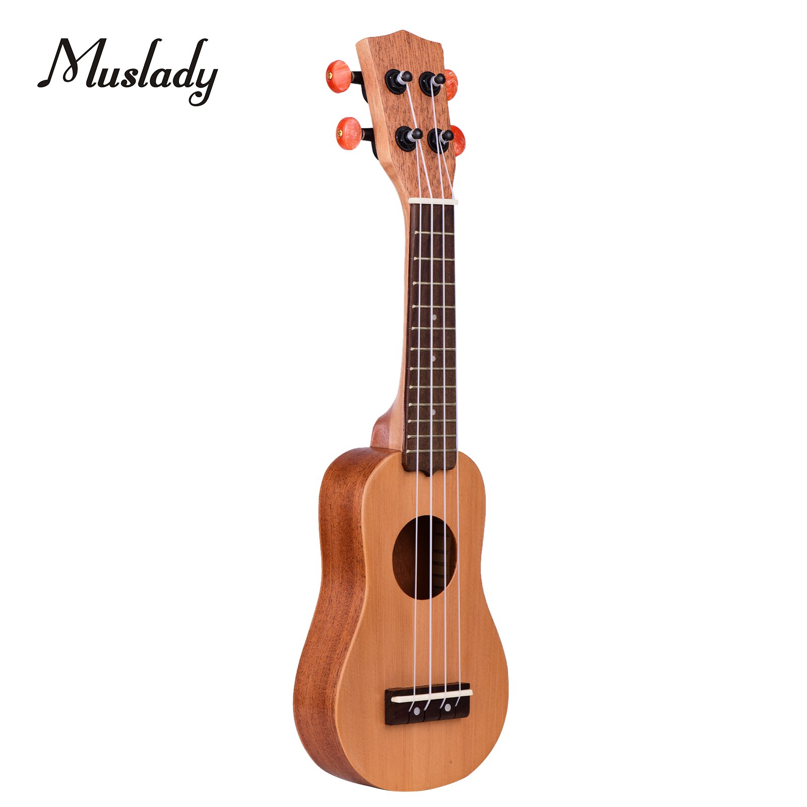 Muslady 17 Inch Mini Acoustic Ukulele Travel Porta... – Grandado