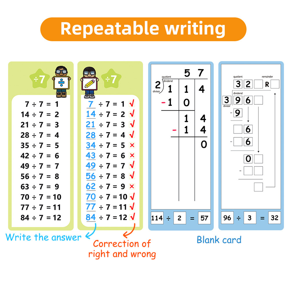 0-12 Multiplication Charts, Times Table Cards, Sel... – Grandado