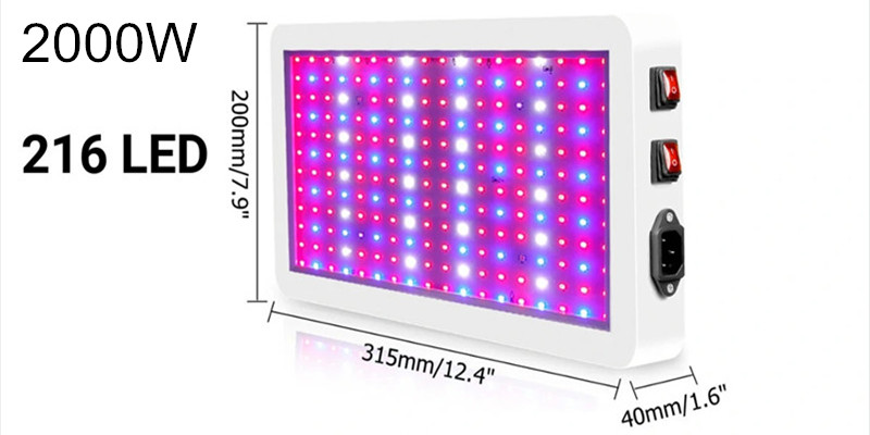 Groeiende Lampen Led Grow Light 2000W 3000W Volled... – Grandado