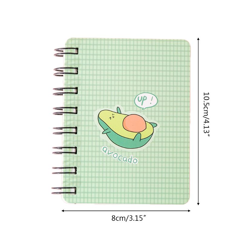 4pc A7 Adorable Cute Avocado Rollover Mini Portabl... – Grandado