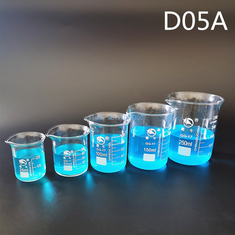 All Sizes 1Set Low Form Beaker Measuring Glass Che... – Vicedeal