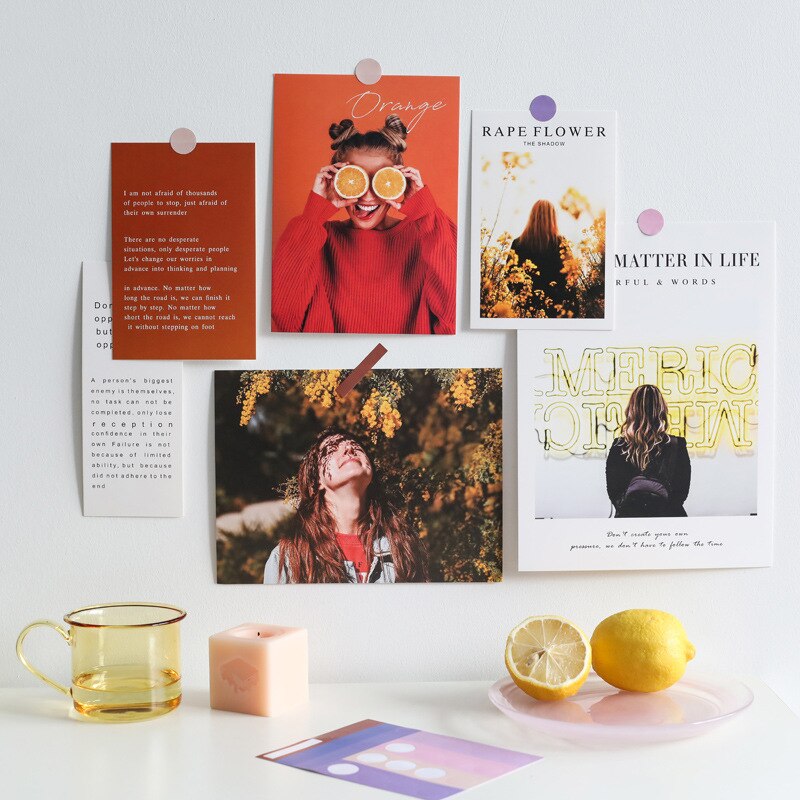 Ins Nordic Simple Modern Postcard 7 Sheets Decorat... – Vicedeal