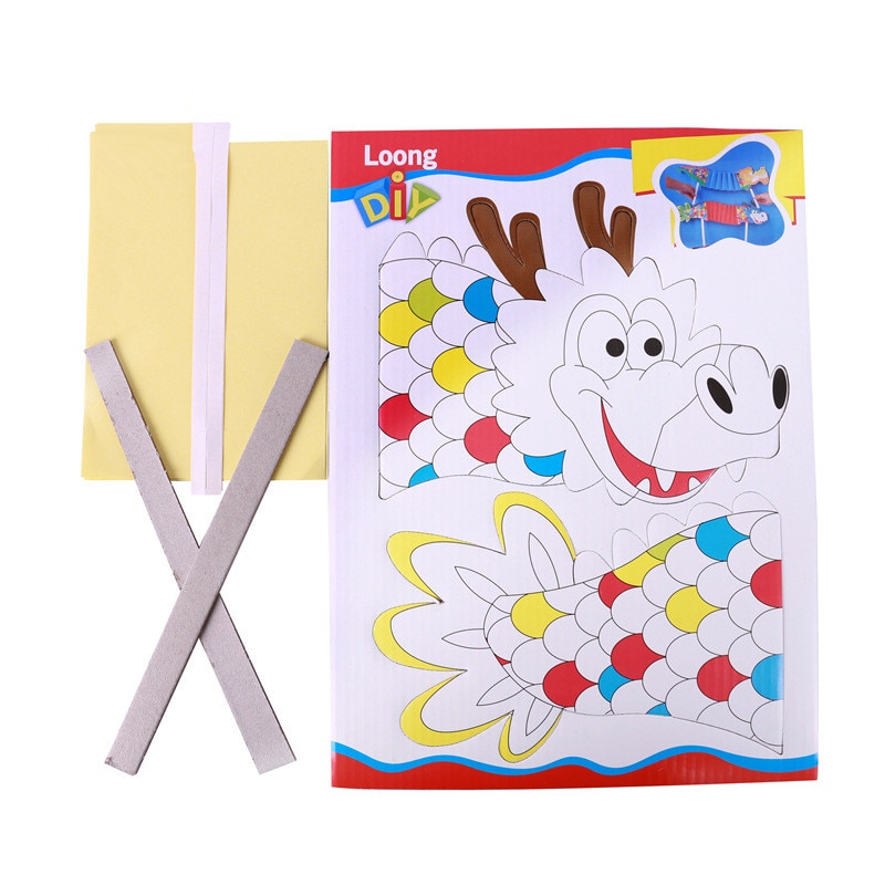 Kids Handmade Diy Dance Dragon Kindergarten Craft ... – Grandado