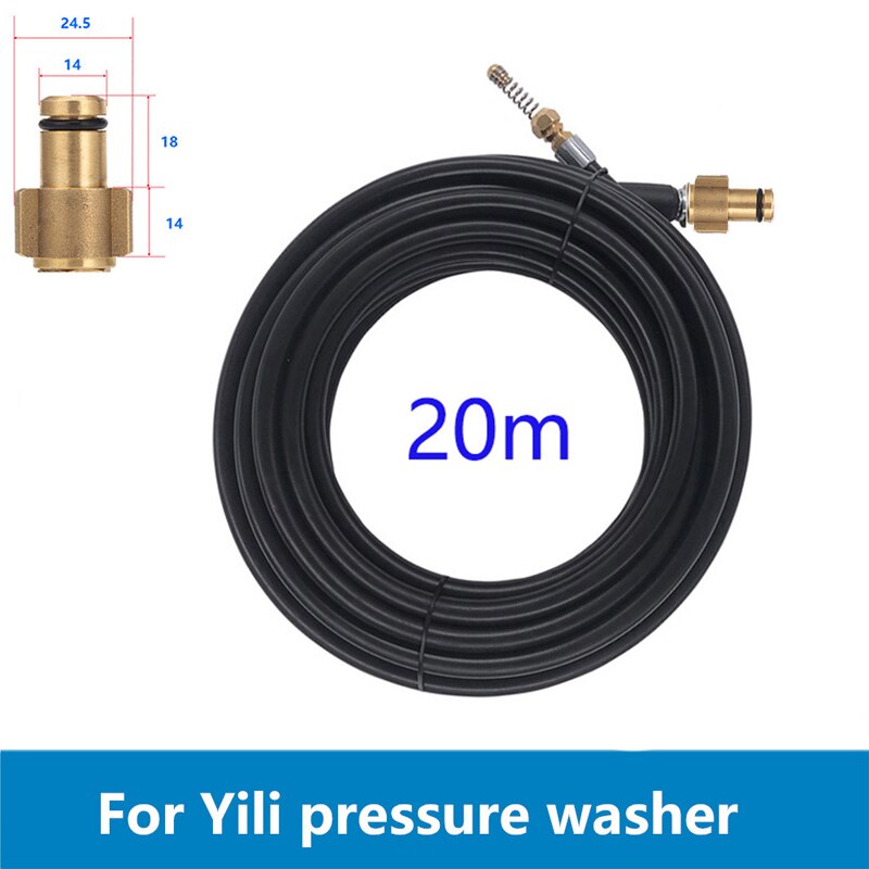 20 Meters Sewer Drain Hose Pipe Dredge Cleaner Too... – Grandado